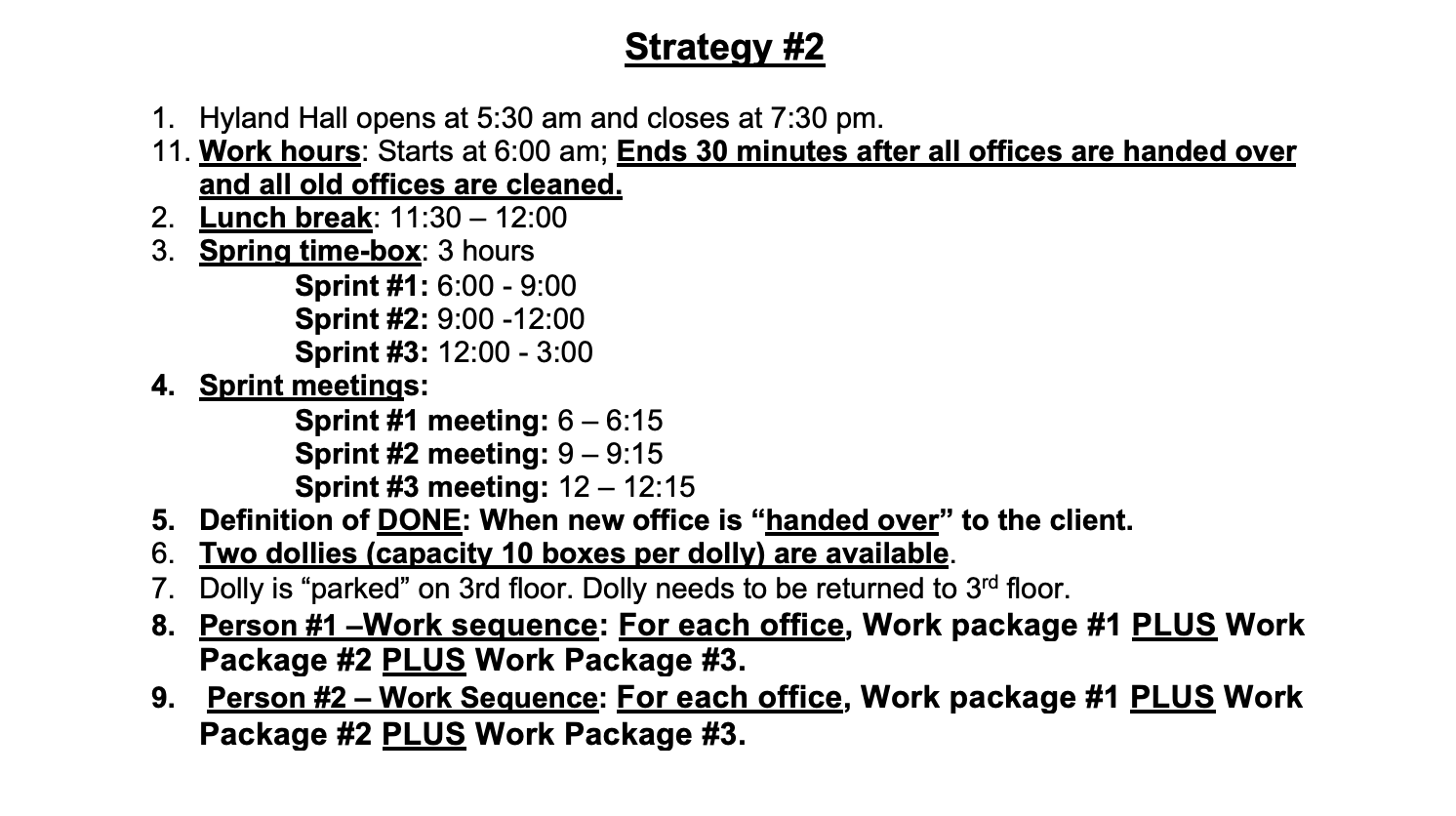 Solved Case Study #2 (Using Agile Approach - Relocation | Chegg.com