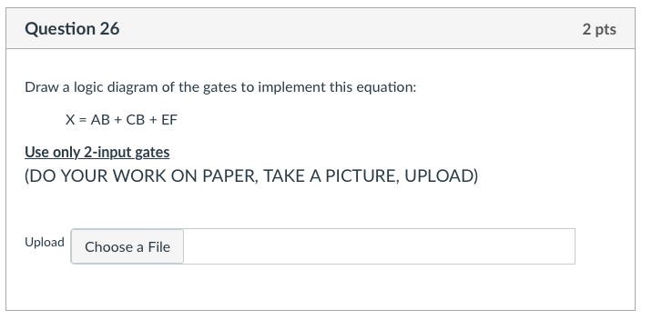 Solved Question 24 3 Pts What Is The Simplest Boolean 1065