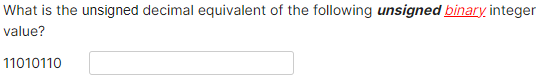 Solved The Range Of Possible Unsigned Values That Can Be 