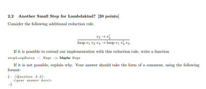 Solved 2 Loopy Lambdas One of the major reasons | Chegg.com