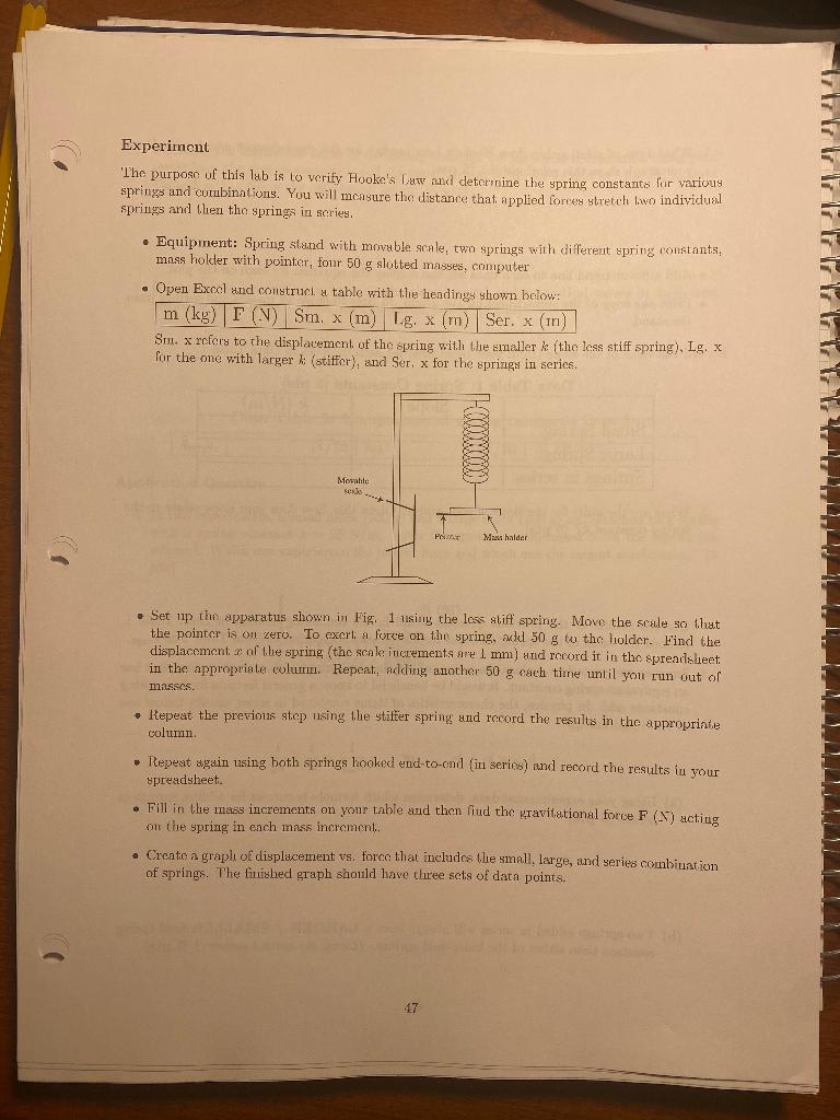 Experiment The purposo of this lab is to verify | Chegg.com
