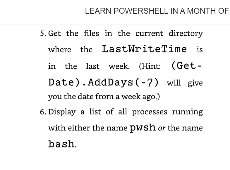 Solved PowerShell Lab12, I need help! Please write down | Chegg.com