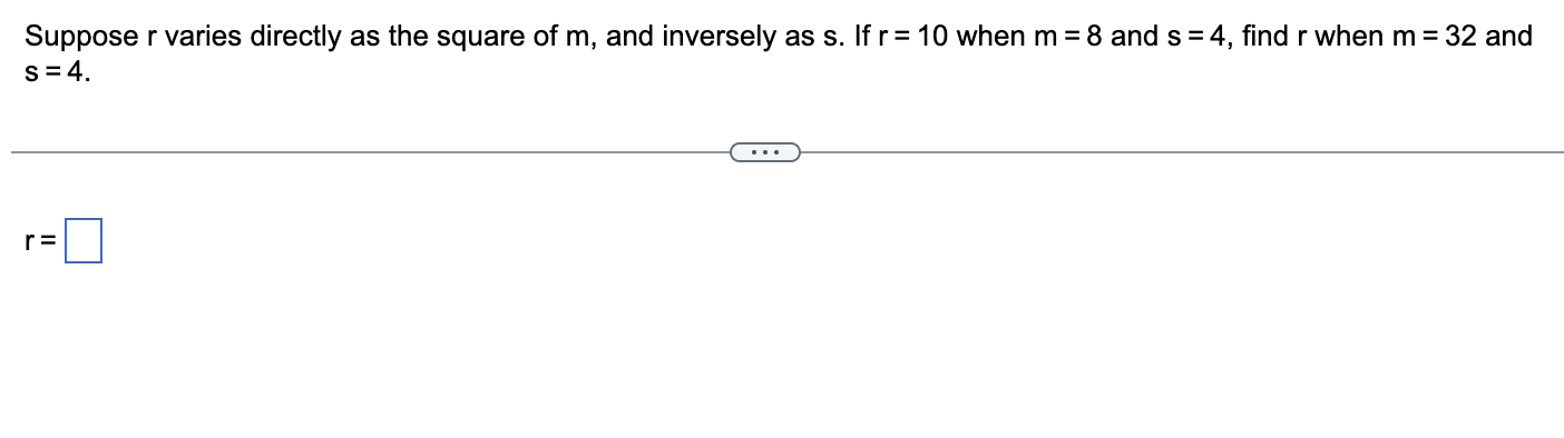 Solved Suppose r varies directly as the square of m, and | Chegg.com