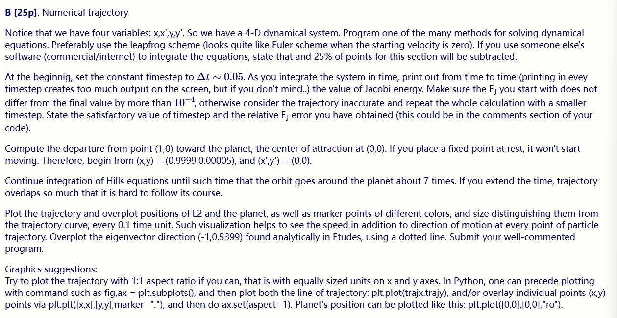 Solved Divergence from L2 ﻿Lagrange point.the Hill's | Chegg.com