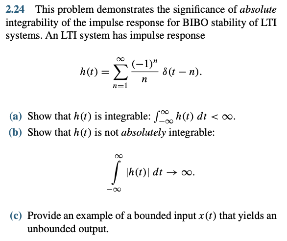 Solved 2.24 This problem demonstrates the significance of | Chegg.com