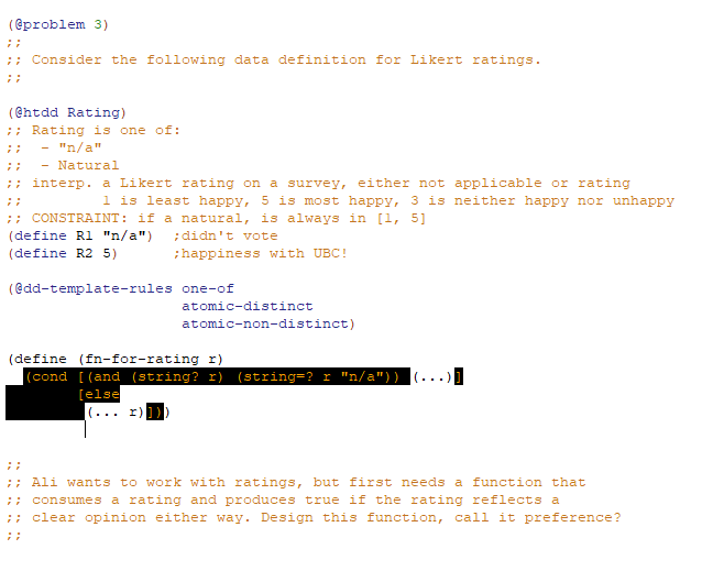 Solved (@problem 3) ; ; ; ; Consider the following data | Chegg.com