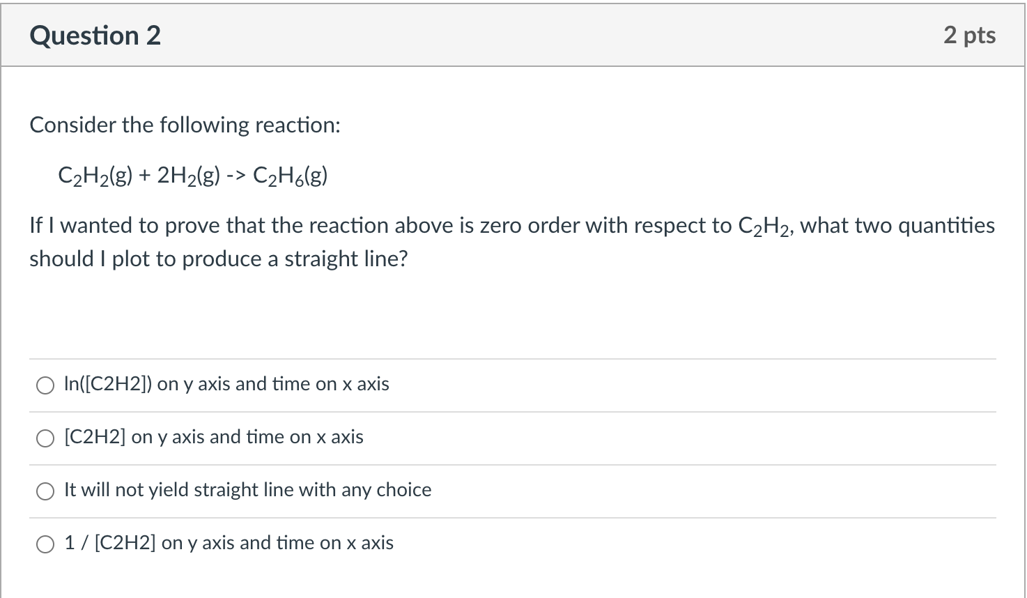 Solved Question 1 2 pts Consider reaction: 3NO2(g) + H2O(g) | Chegg.com