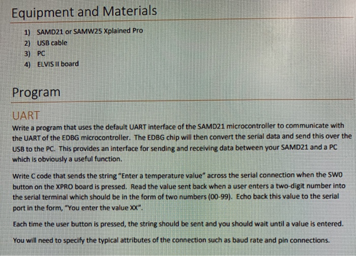 Solved help me, how can wright the code using ( atmel 7 ) ( | Chegg.com