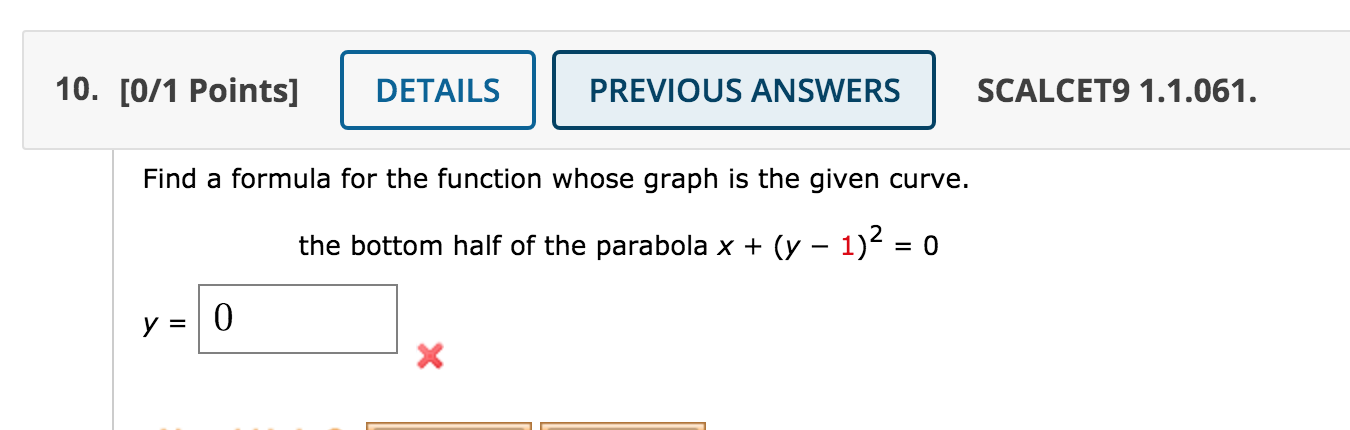 Solved Find a formula for the function whose graph is the | Chegg.com