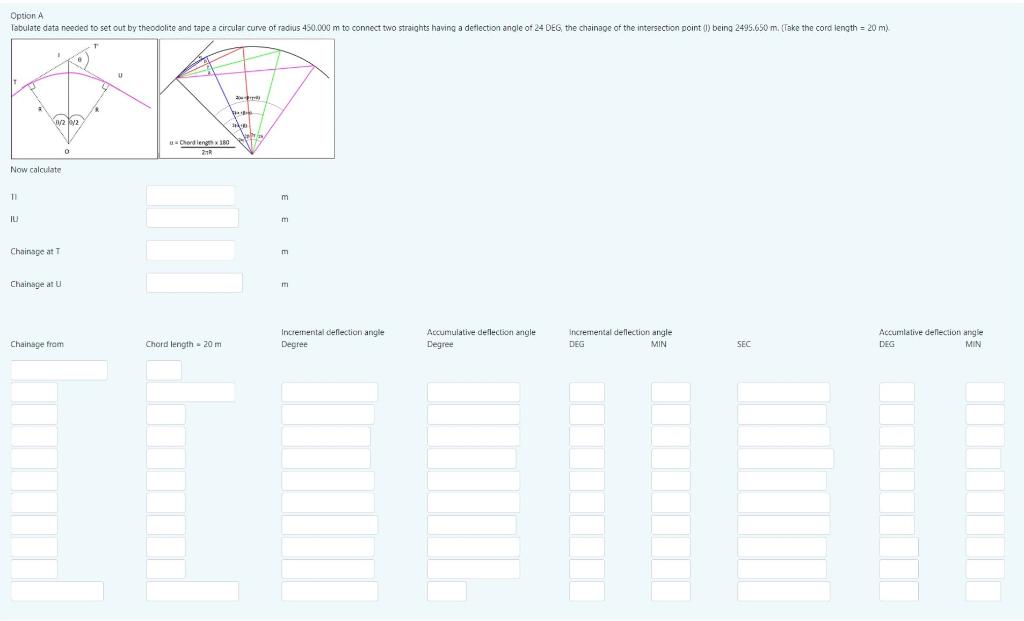 Solved Now calculate E EE Accumulative dellection angle | Chegg.com