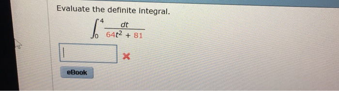 Solved Evaluate the definite integral. integral^4_0 | Chegg.com