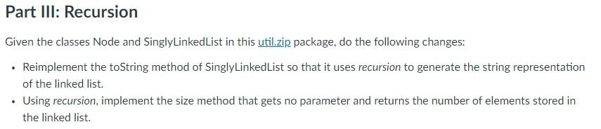 Solved Node.java package util; public class Node { | Chegg.com Solved Node.java package util; public class Node { | Chegg.com