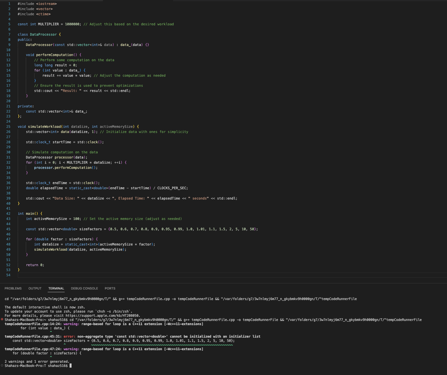Solved Design a program that illustrates the influnence of | Chegg.com