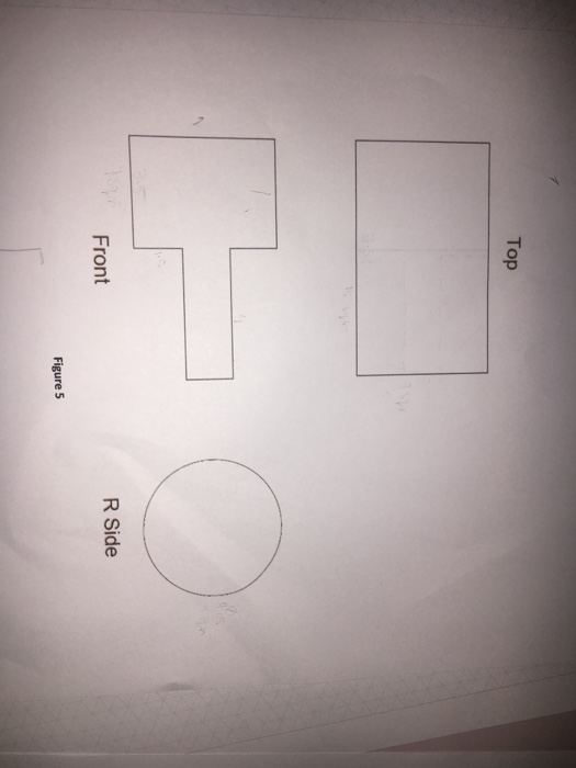 Solved Draw the isometric views using the orthographic view | Chegg.com
