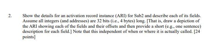 Solved Consider the following program defined using Ada | Chegg.com