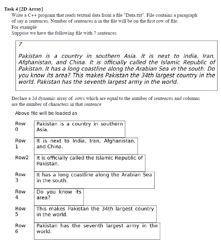 Do The Following Question Without Using Std Vector