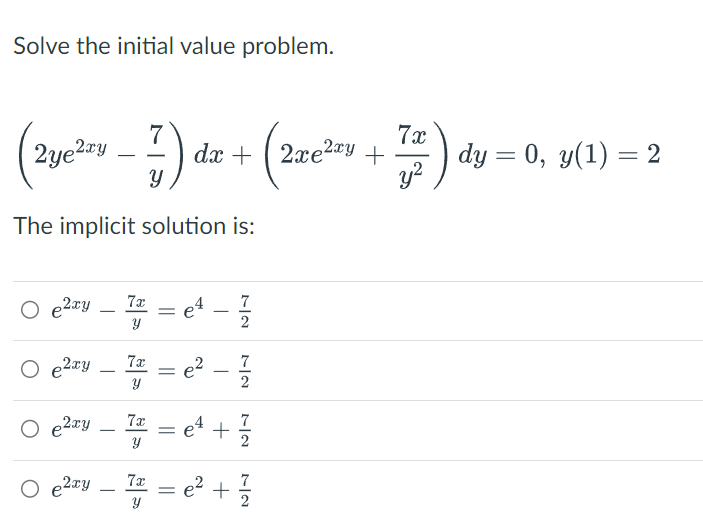 Solve the initial value | Chegg.com