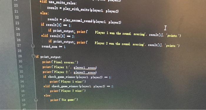 Solved L player!: a Player object that represents Player #1 | Chegg.com