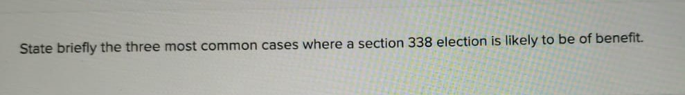Solved State briefly the three most common cases where a | Chegg.com