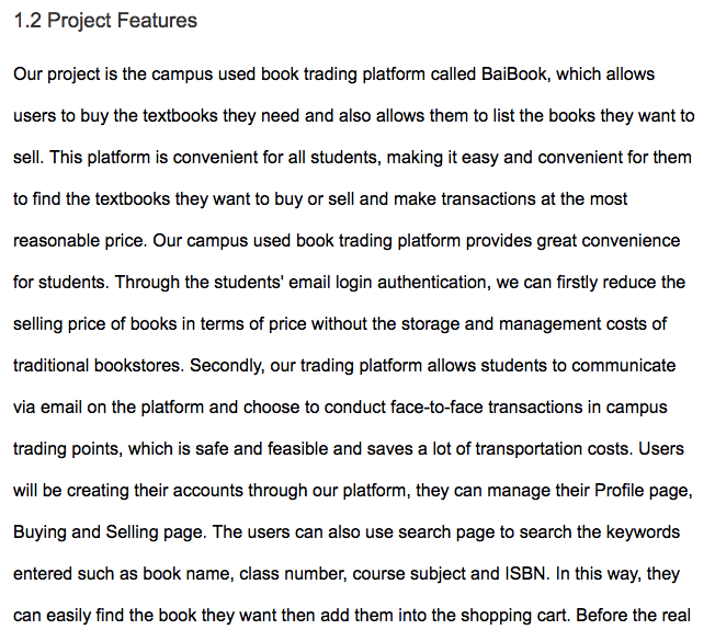 How to write about our project "System Overview" in | Chegg.com