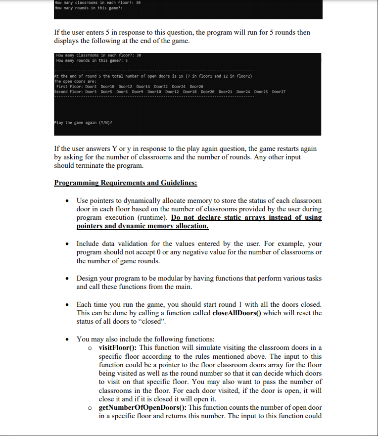 Solved CS 241: Advanced Object-Oriented Programming using | Chegg.com