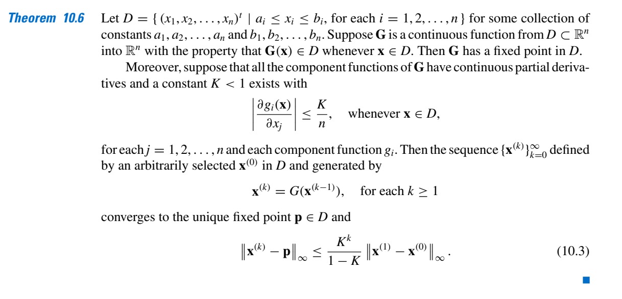 Theorem 10.6 ﻿Let D={(x1,x2,dots,xn)t|ai≤xi≤bi, ﻿for | Chegg.com