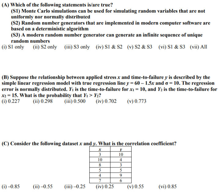 Solved (A) Which of the following statements is/are true? | Chegg.com