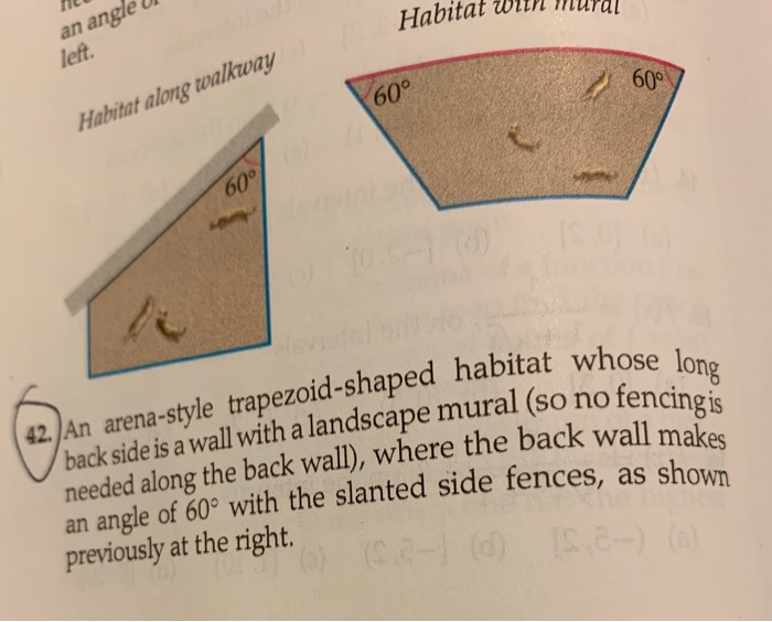 Solved You are in charge of constructing a zoo habitat for | Chegg.com