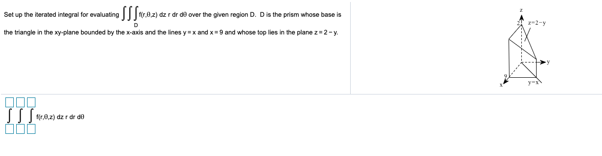 Solved Set up the iterated integral for evaluating SS | Chegg.com