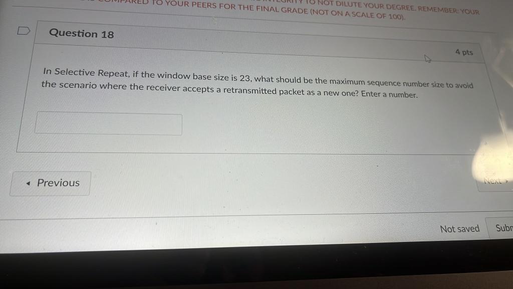 Solved 16 NOT DILUTE YOUR DEGREE. REMEMBER YOUR TO YOUR | Chegg.com