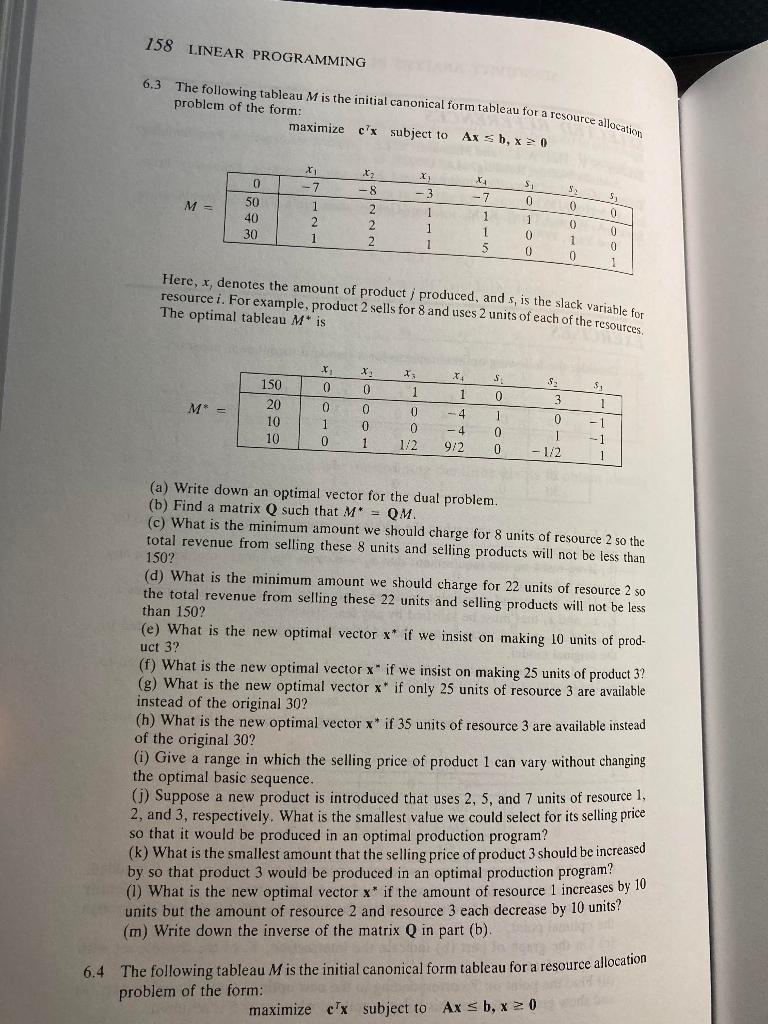Please answer only 6.3 part (c) of the following | Chegg.com