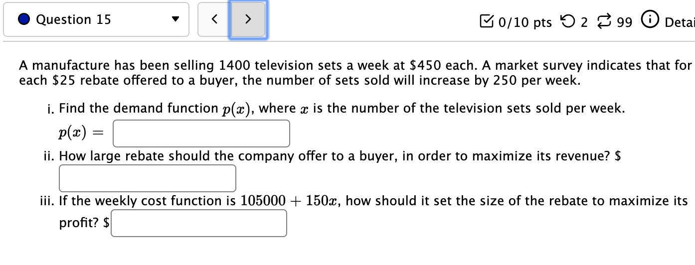 Solved For the given cost function C(x) = 78400 + 600x + x2 | Chegg.com