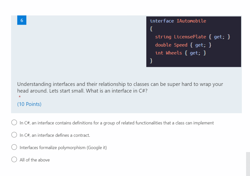 Solved 5 public Nationalpark(int area, string state) { area | Chegg.com
