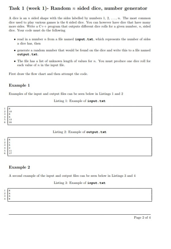 Solved write a c++ programming , NOTE: your output may | Chegg.com
