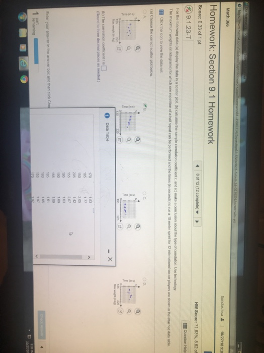 Solved Homework Section 9 1 Homework Score 0 33 Of 1 Pt Hw