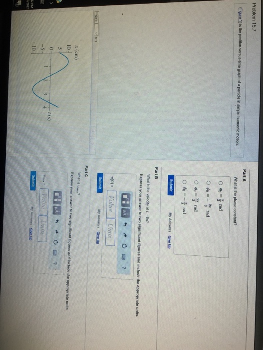 Solved Is the position - versus-time graph of a particle in | Chegg.com