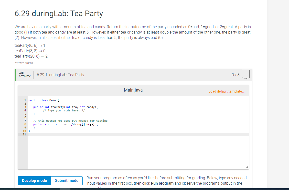 Solved 6.29 duringLab: Tea Party We are having a party with | Chegg.com