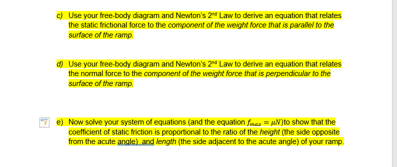 Solved Grandpa e a) The angle of the ramp increases | Chegg.com