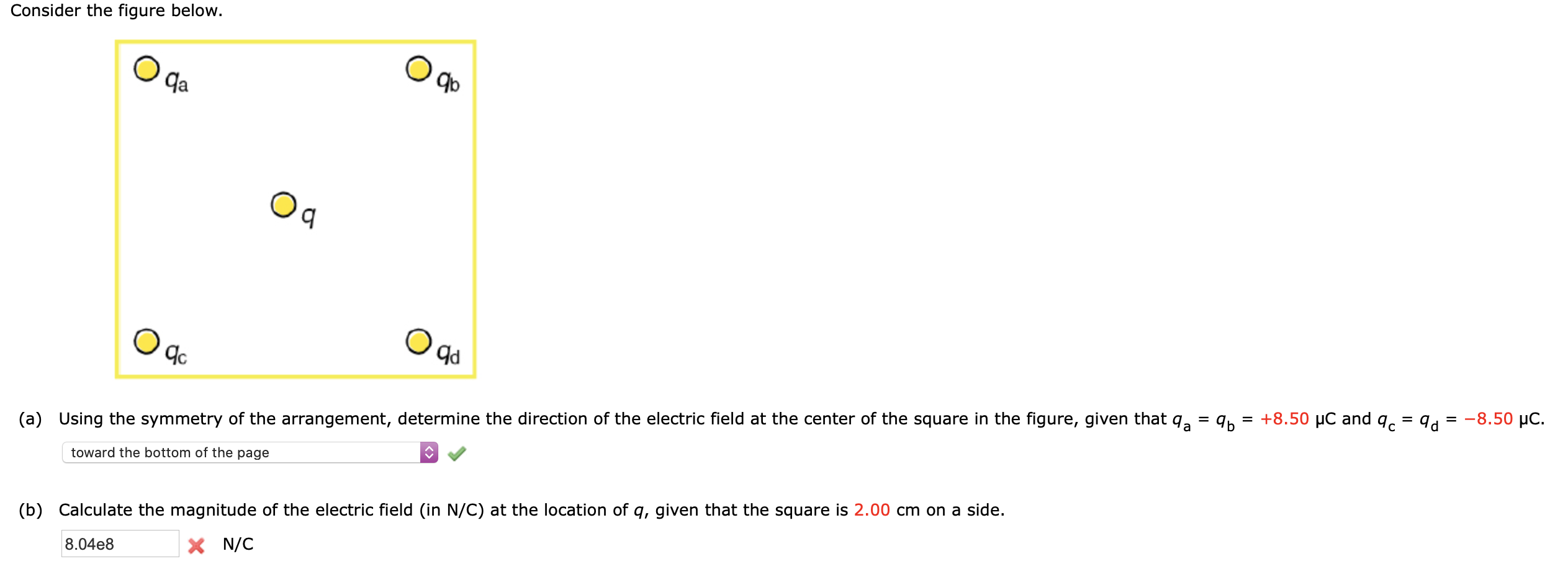 Solved Consider The Figure Below Qa 9b Q O 90 Ad A Ча