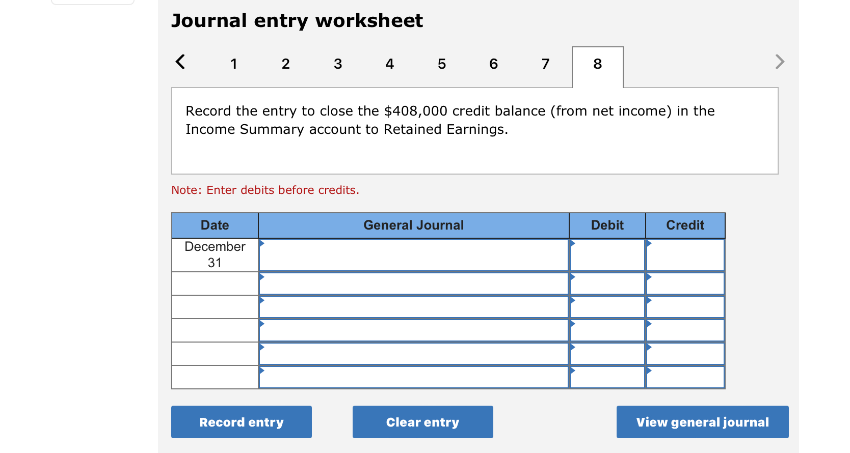 Solved Journal entry worksheet 8 Record the reissue of 3,000 | Chegg.com