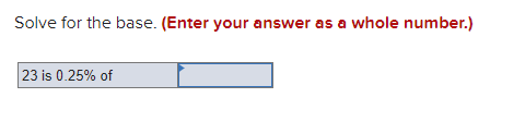 Solved Solve for the base. (Enter your answer as a whole | Chegg.com