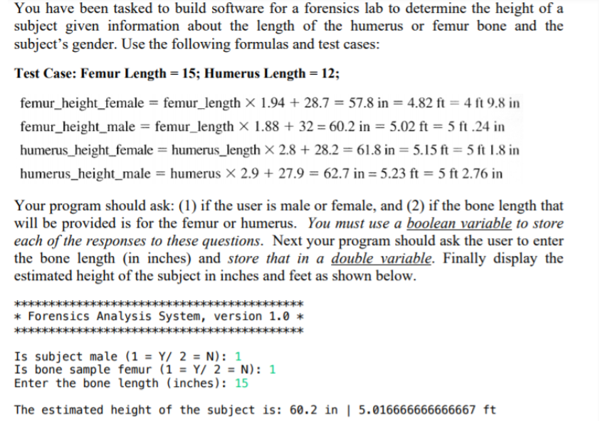 Solved You have been tasked to build software for a | Chegg.com