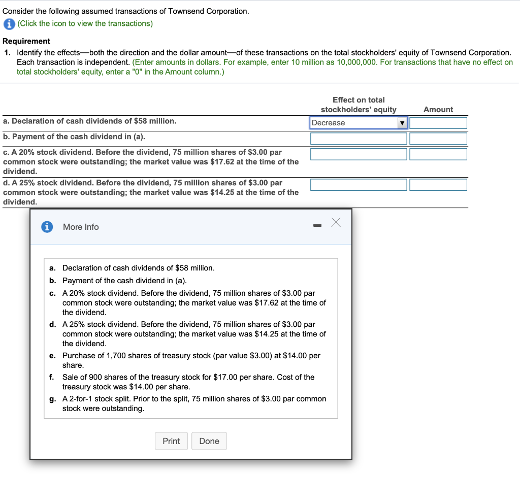 Solved Consider the following assumed transactions of | Chegg.com
