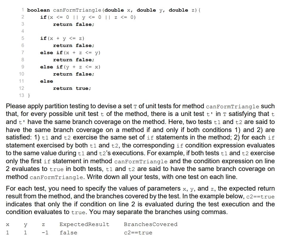 Solved 4. Software Testing (12 marks) Suppose a developer | Chegg.com