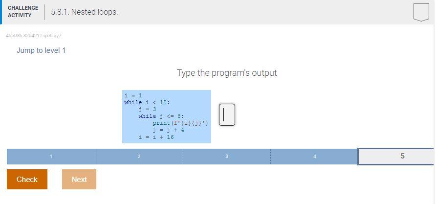 Solved Type the program's output i= while j= while | Chegg.com