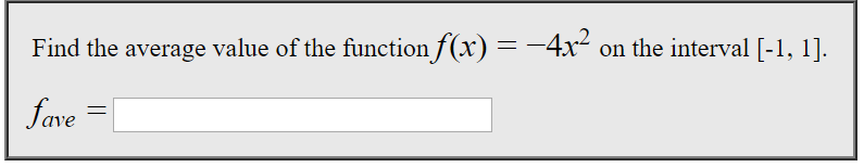 Solved Find the average value of the functionf(x) = 8/xon | Chegg.com