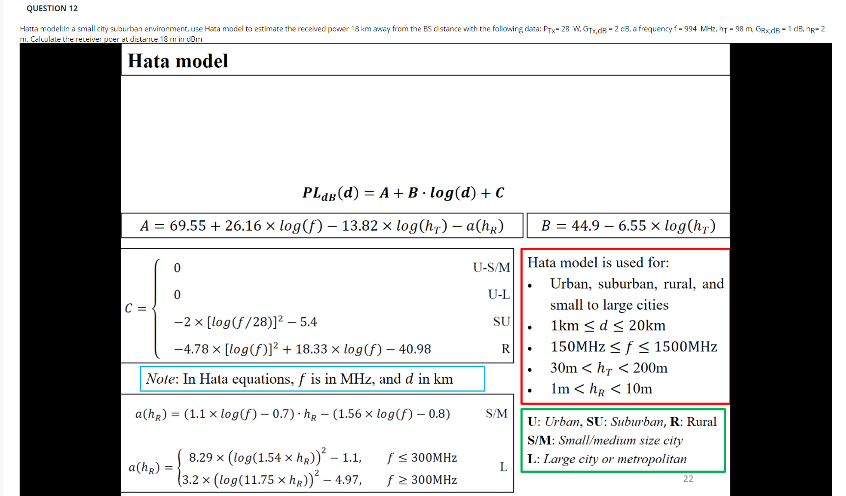 QUESTION 12 Hatta model:In a small city suburban | Chegg.com