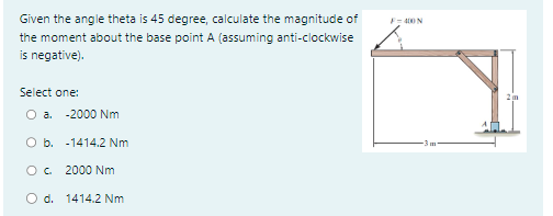 Solved Calculate the equivalent moment from all forces on | Chegg.com
