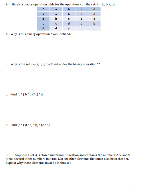 Solved 1. Determine whether these sets are closed under the | Chegg.com