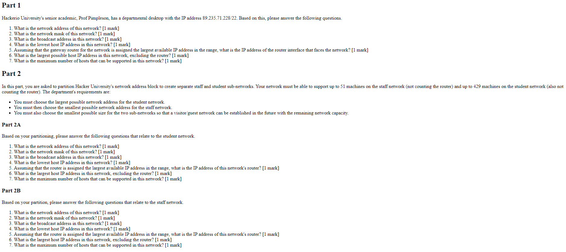 I have already done part 1 Im just stuck on where to | Chegg.com